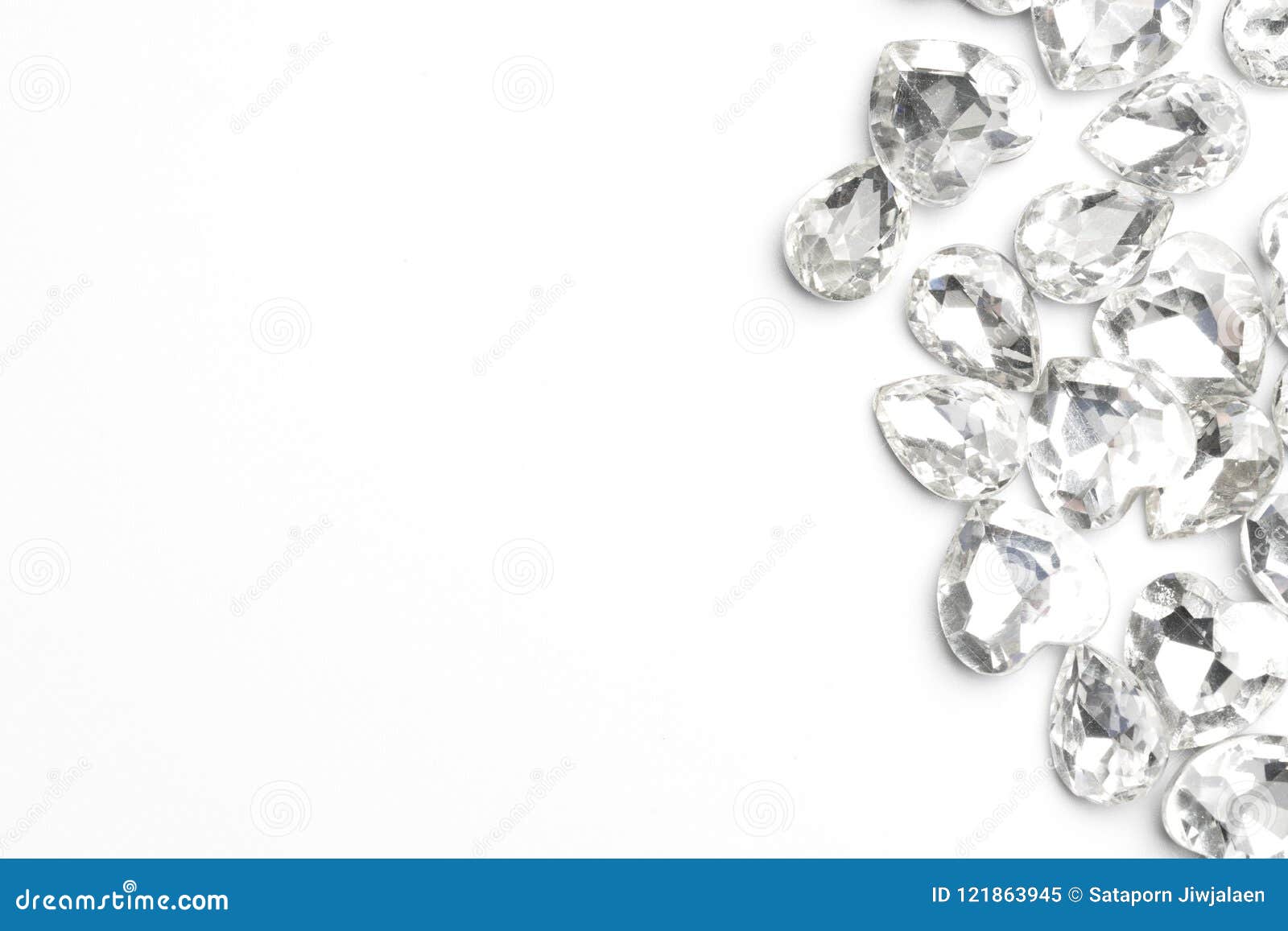 Diamond on White Background Stock Image - Image of jewelry, gift: 121863945