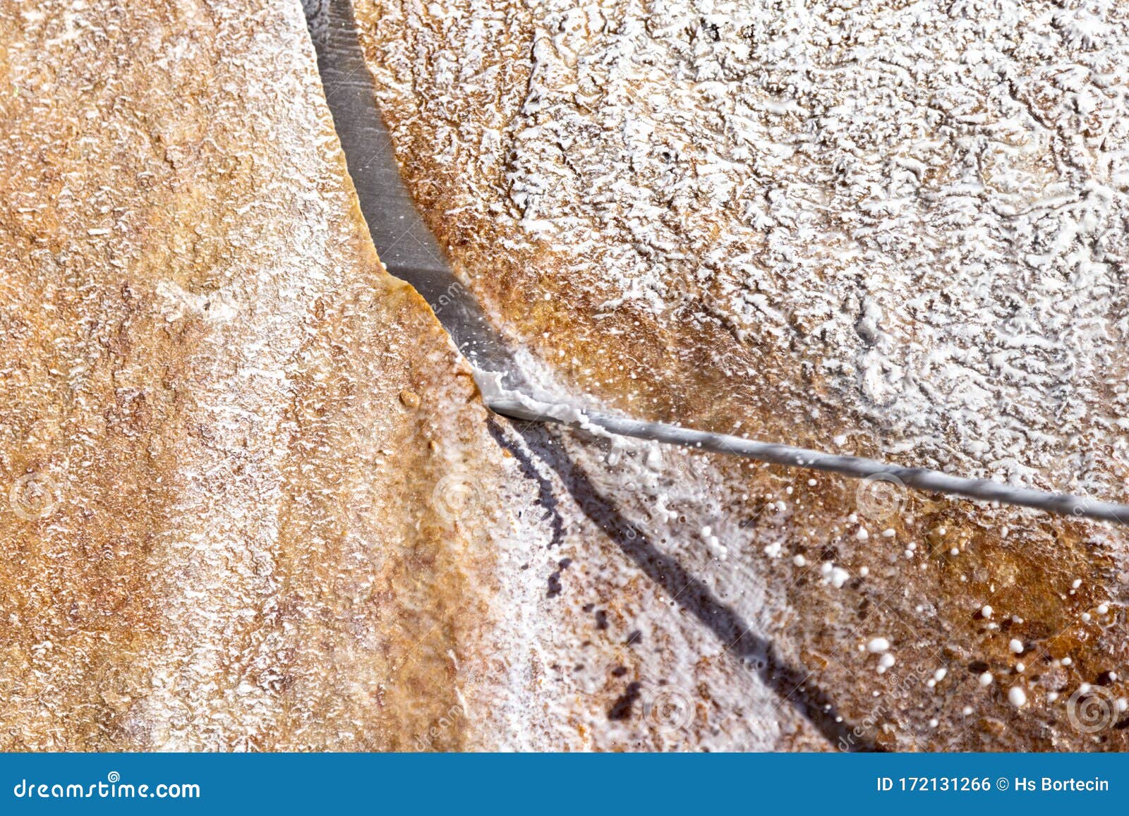 Diamond Wire Saw for Marble Quarry. Stock Photo - Image of marble, hard ...