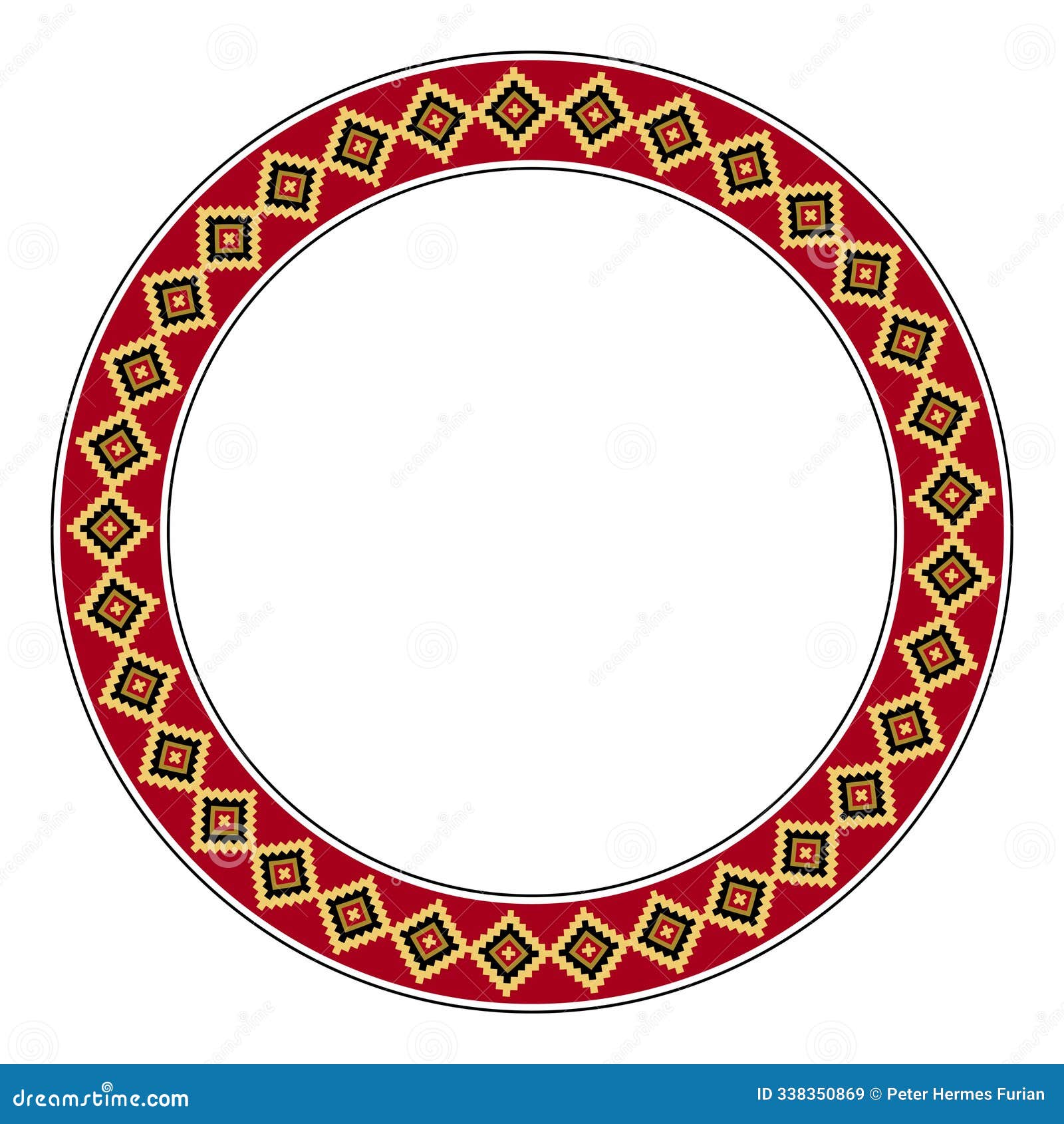 Inca Circle Vector Illustration | CartoonDealer.com #2494412