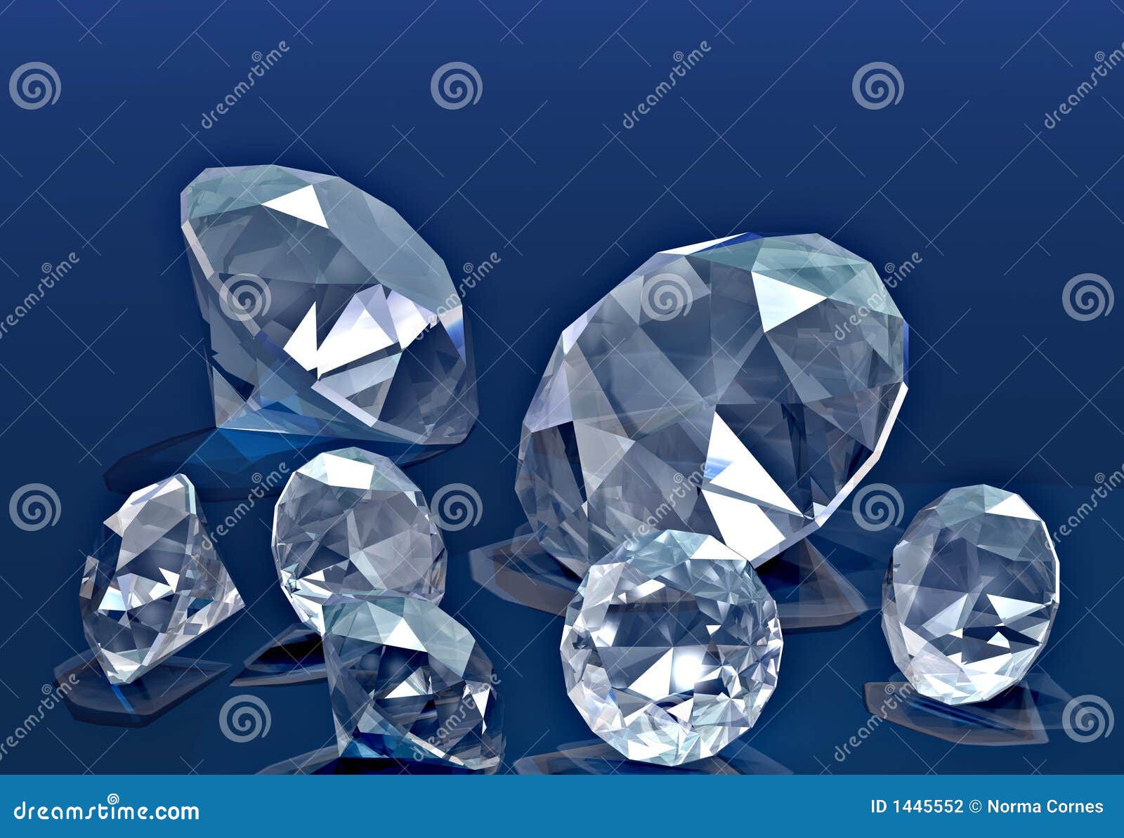 Diamonds stock illustration. Illustration of love, glass - 1445552