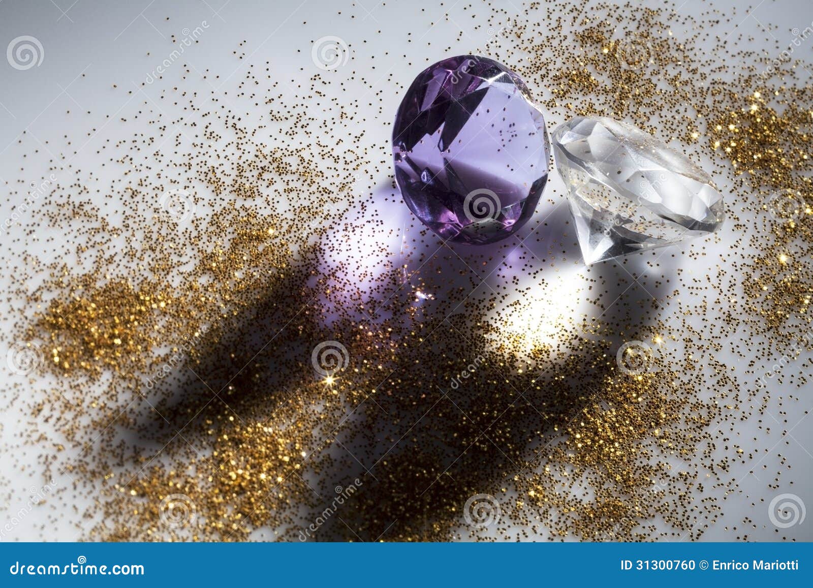 Diamonds close-up stock photo. Image of light, crystal - 31300760