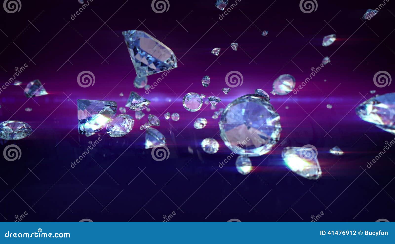 Diamonds falling stock footage. Video of light, color - 41476912