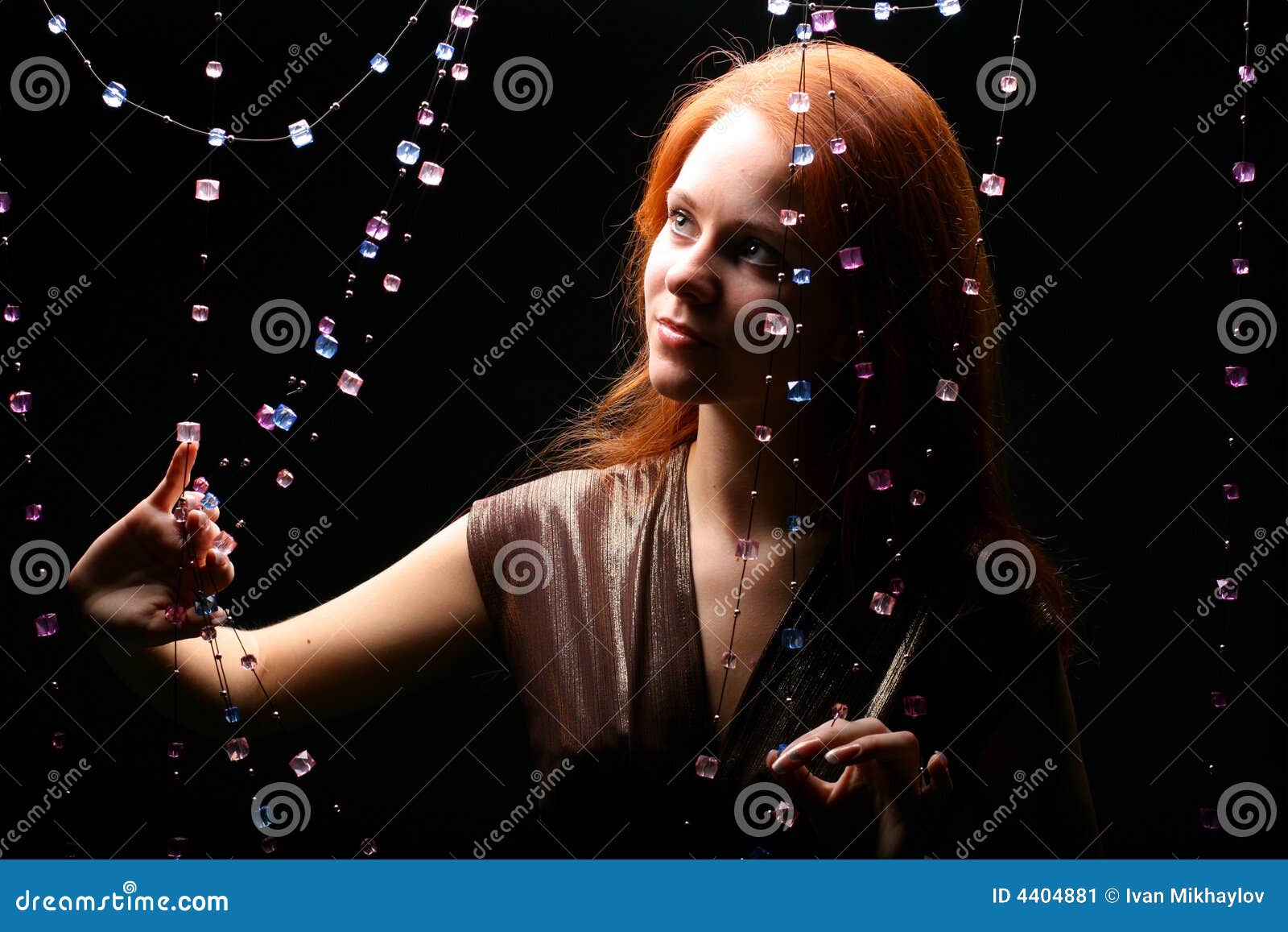 Diamonds girl stock image. Image of glass, gems, jewel - 4404881
