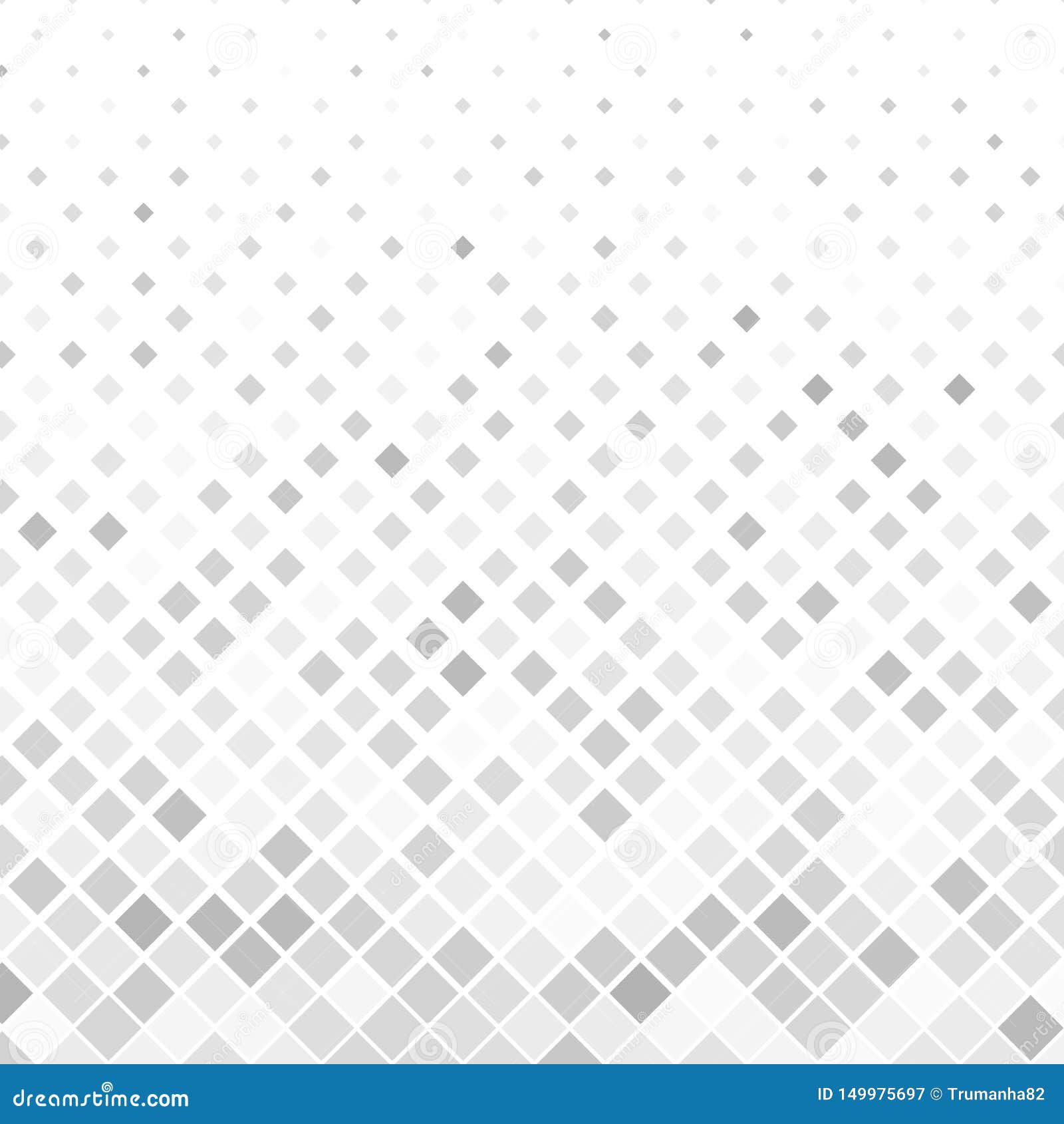Vector Abstract Geometric Background with Grey Squares with Halftone ...
