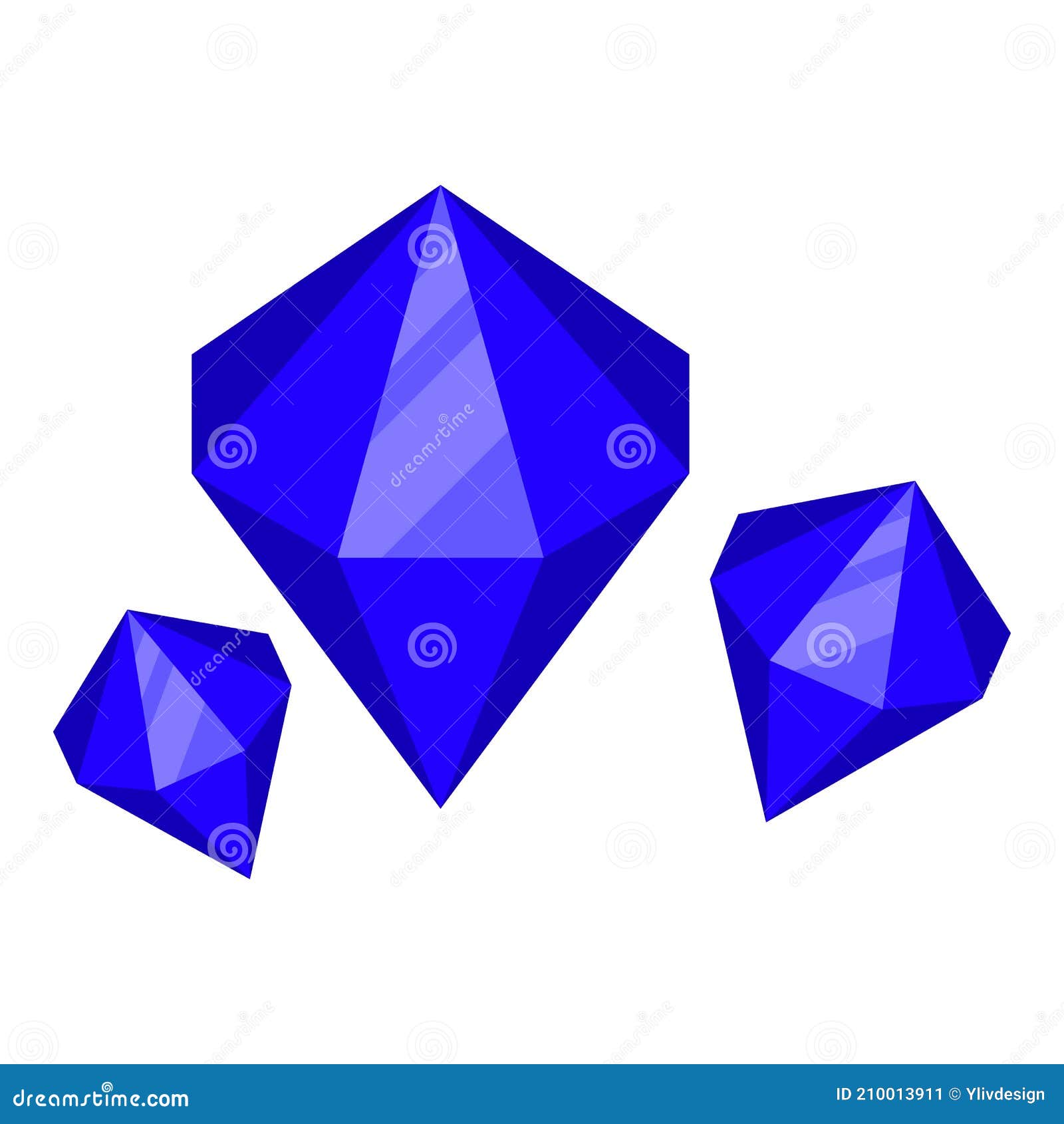 Diamonds Icon, Isometric Style Stock Vector - Illustration of isometric ...