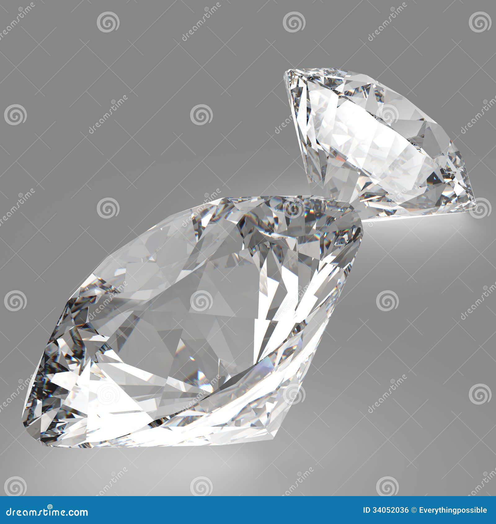 Diamonds isolated on white stock illustration. Illustration of shine ...