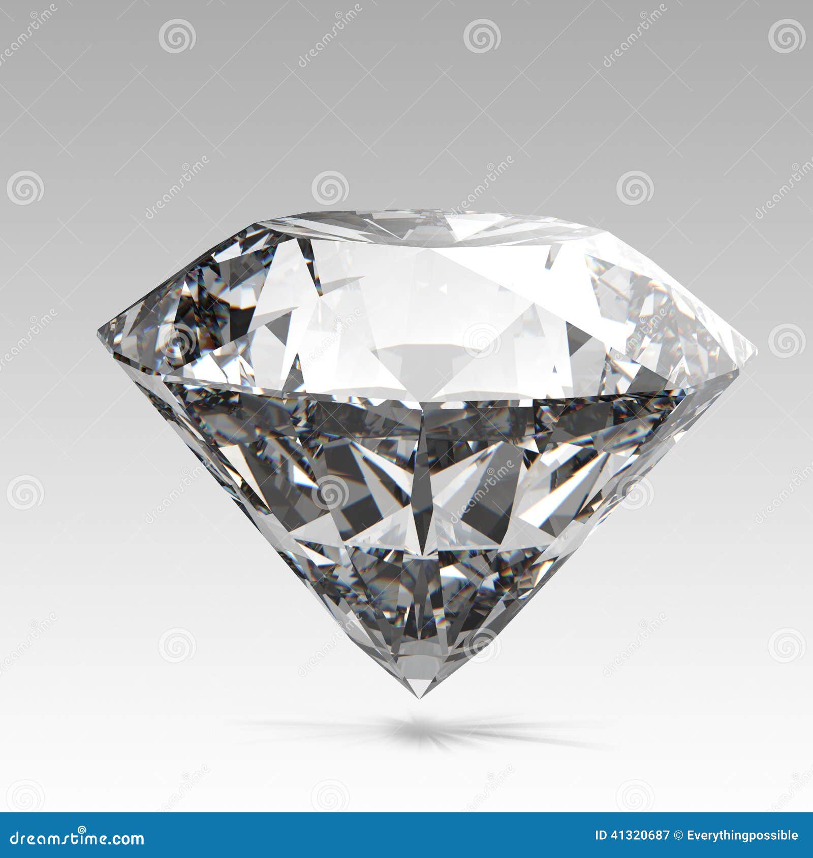 Diamonds Set Isolated On White Background. Jewels Or Brilliants ...