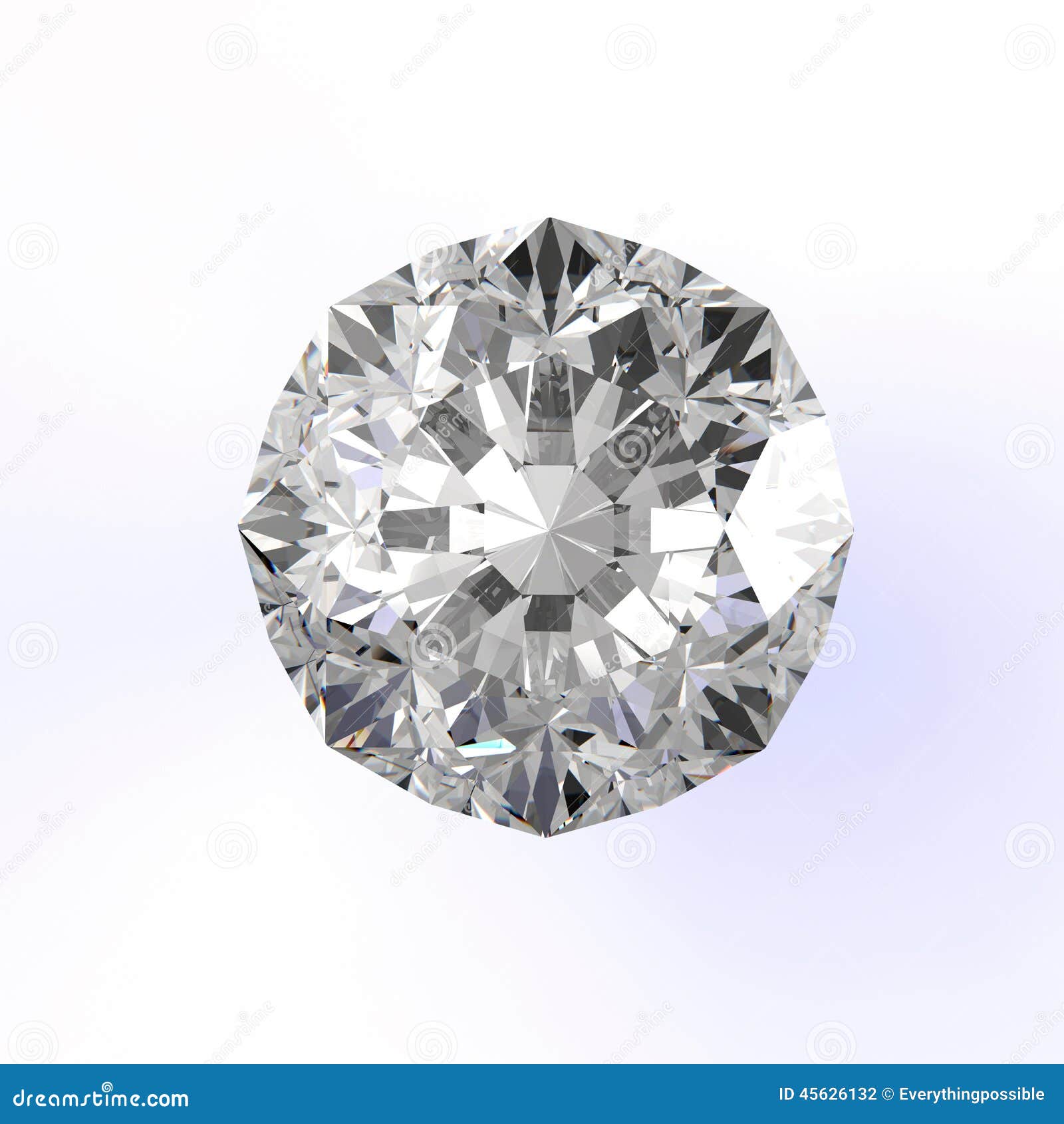 Diamonds Set Isolated On White Background. Jewels Or Brilliants ...