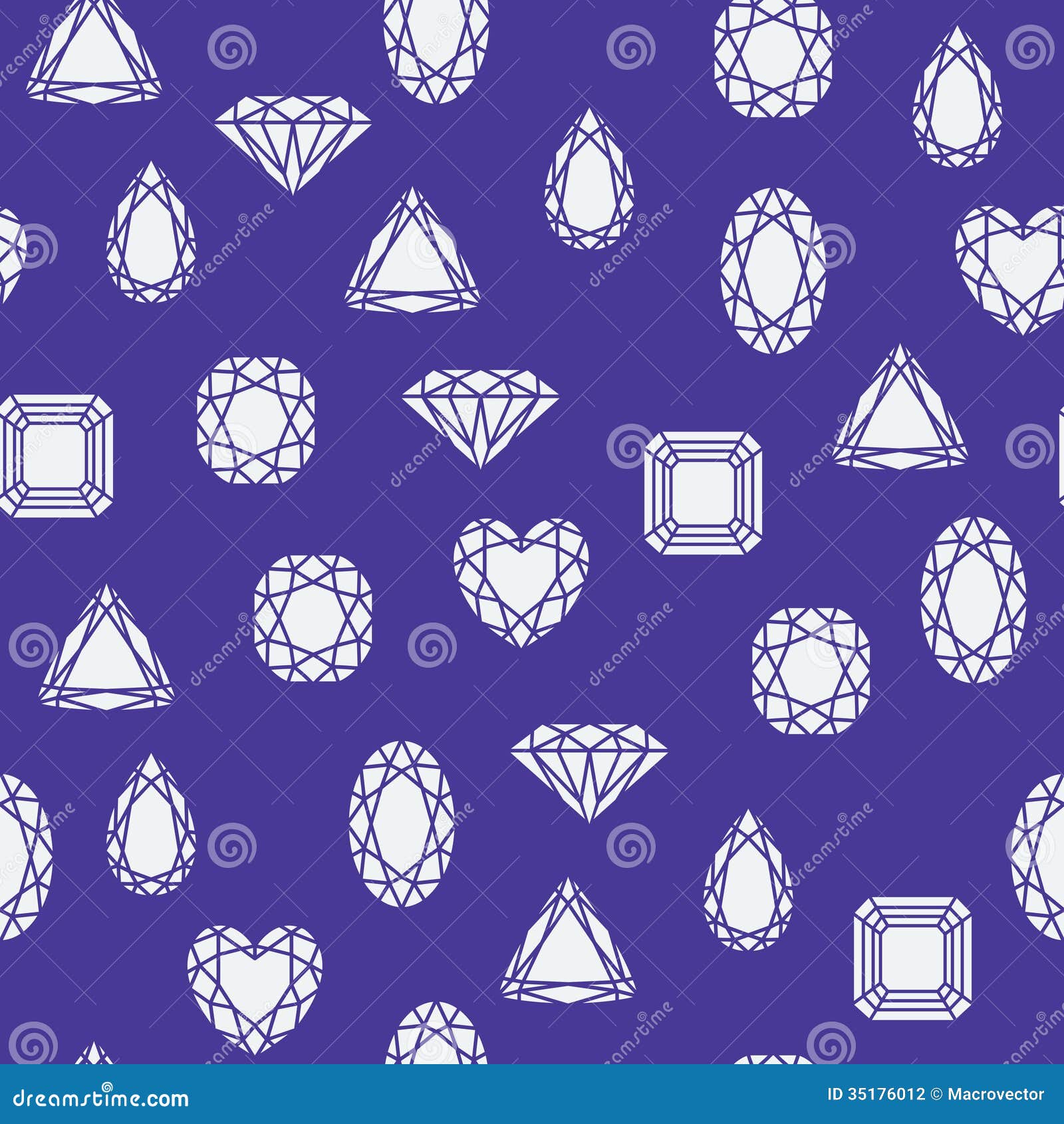Diamonds pattern stock vector. Illustration of fashion - 35176012
