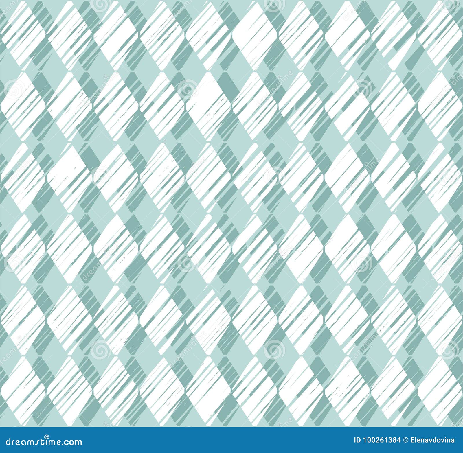 Diamonds, Pattern, Shading, Blue, Seamless Background, Vector. Stock ...