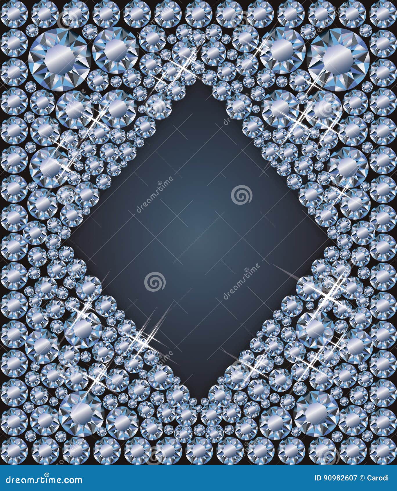 Diamonds Poker Elements, Vector Stock Vector - Illustration of magic ...