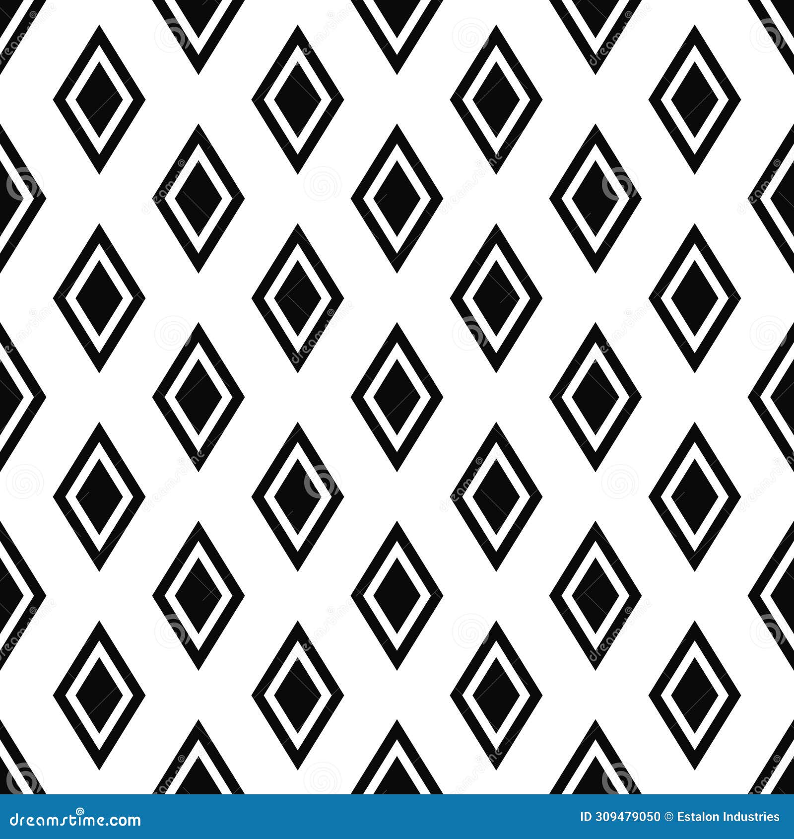 Diamonds Seamless Repeat Pattern Background Stock Illustration ...