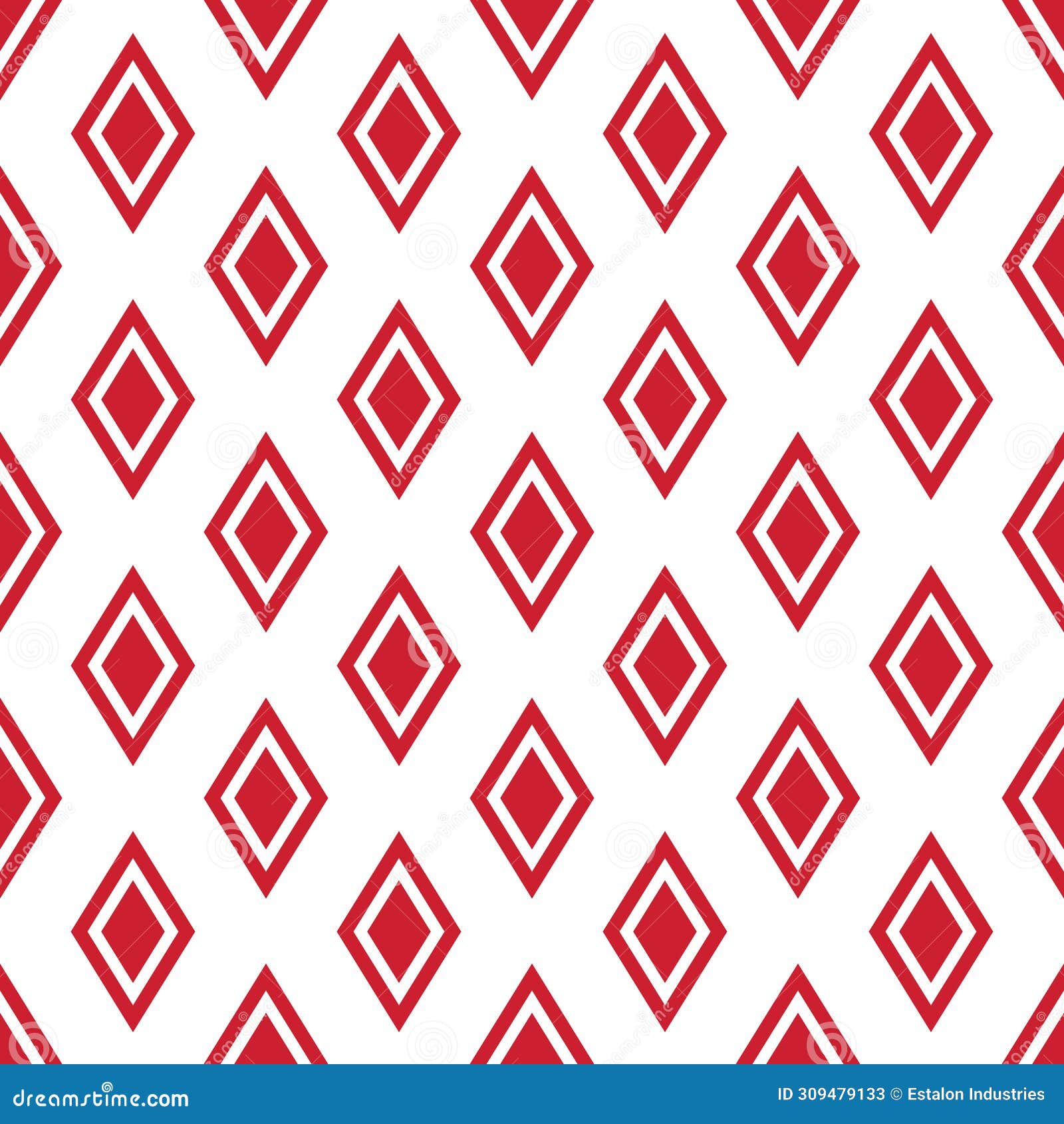 Diamonds Seamless Repeat Pattern Background Stock Illustration ...