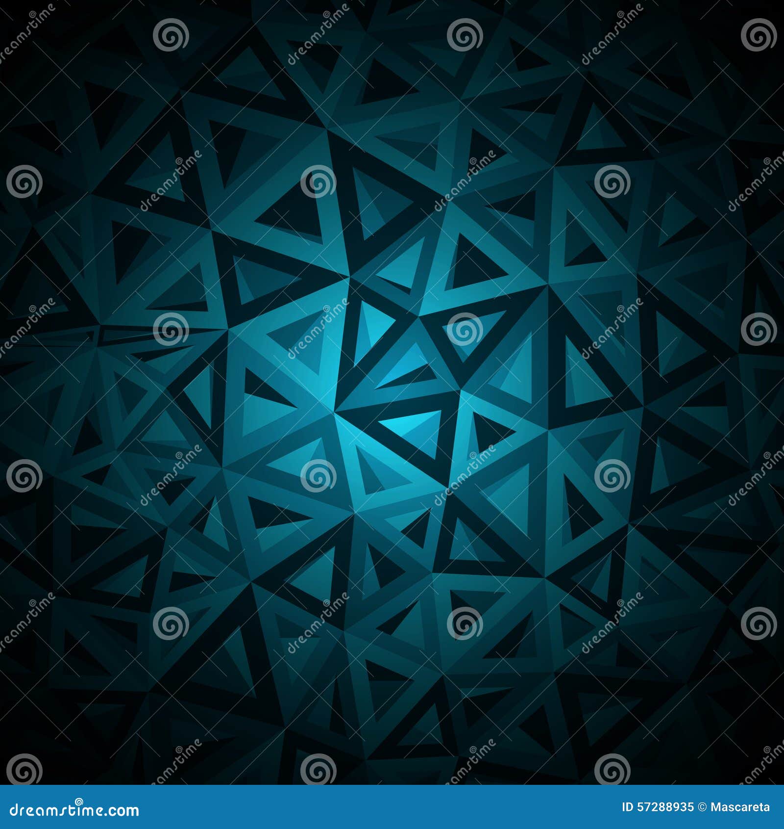 Diamonds Triangle Abstract Pattern. Vector Stock Vector - Illustration ...