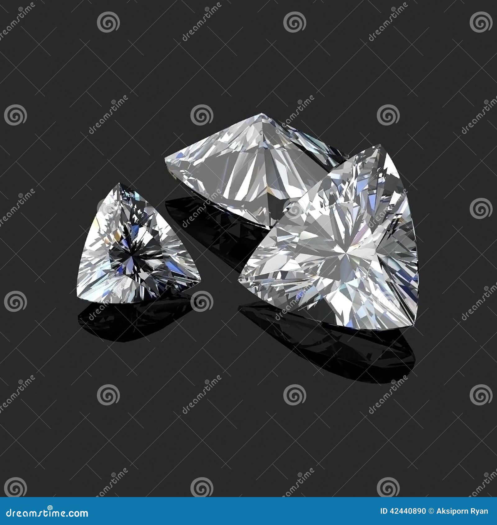 Trilliant 6 Facet Shape Royalty-Free Stock Photography | CartoonDealer ...