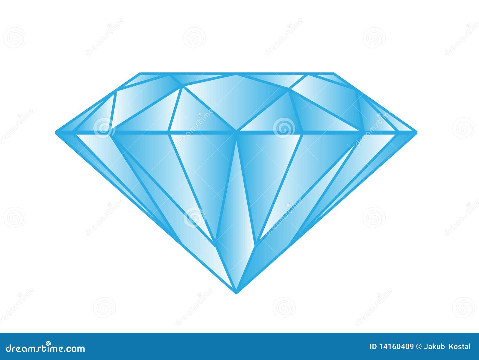 Diamonds on White Background Stock Vector - Illustration of rich, side ...