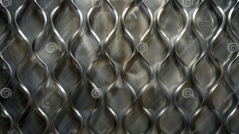 Diamondshaped Wire Mesh with a Repeating Pattern Adding a Touch of ...