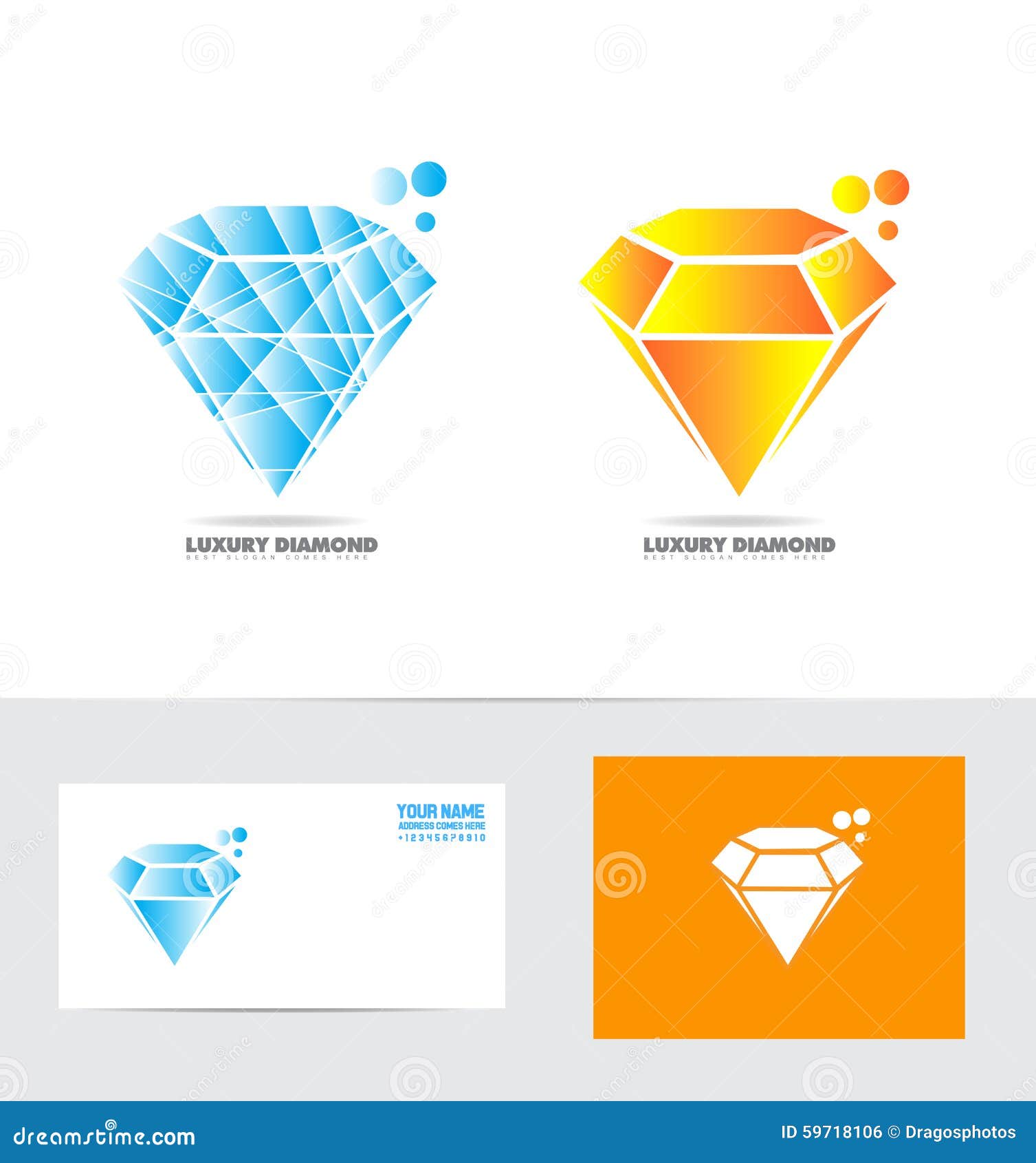 Diamong logo vektor illustrationer. Illustration av vektor - 59718106