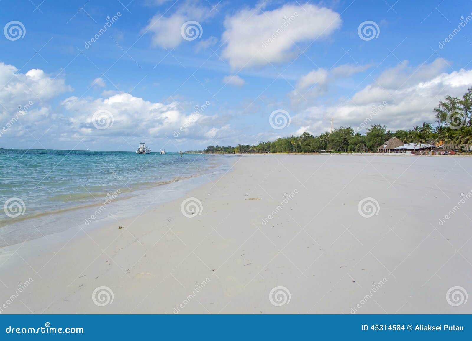 Diani beach, Kenya stock photo. Image of ocean, africa - 45314584