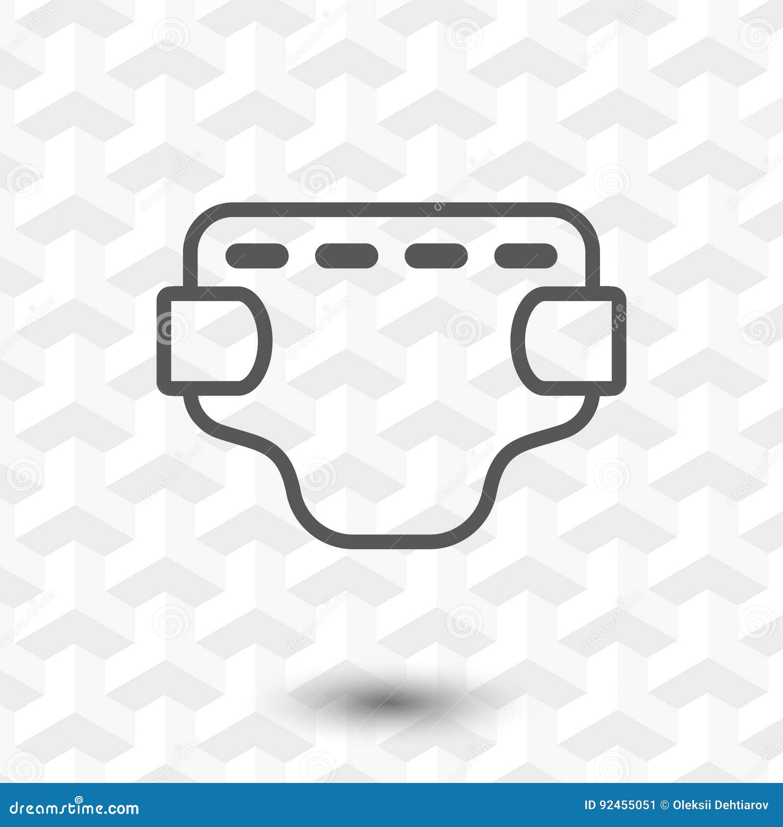 Diaper Icon Stock Vector Illustration Flat Design Stock Vector ...