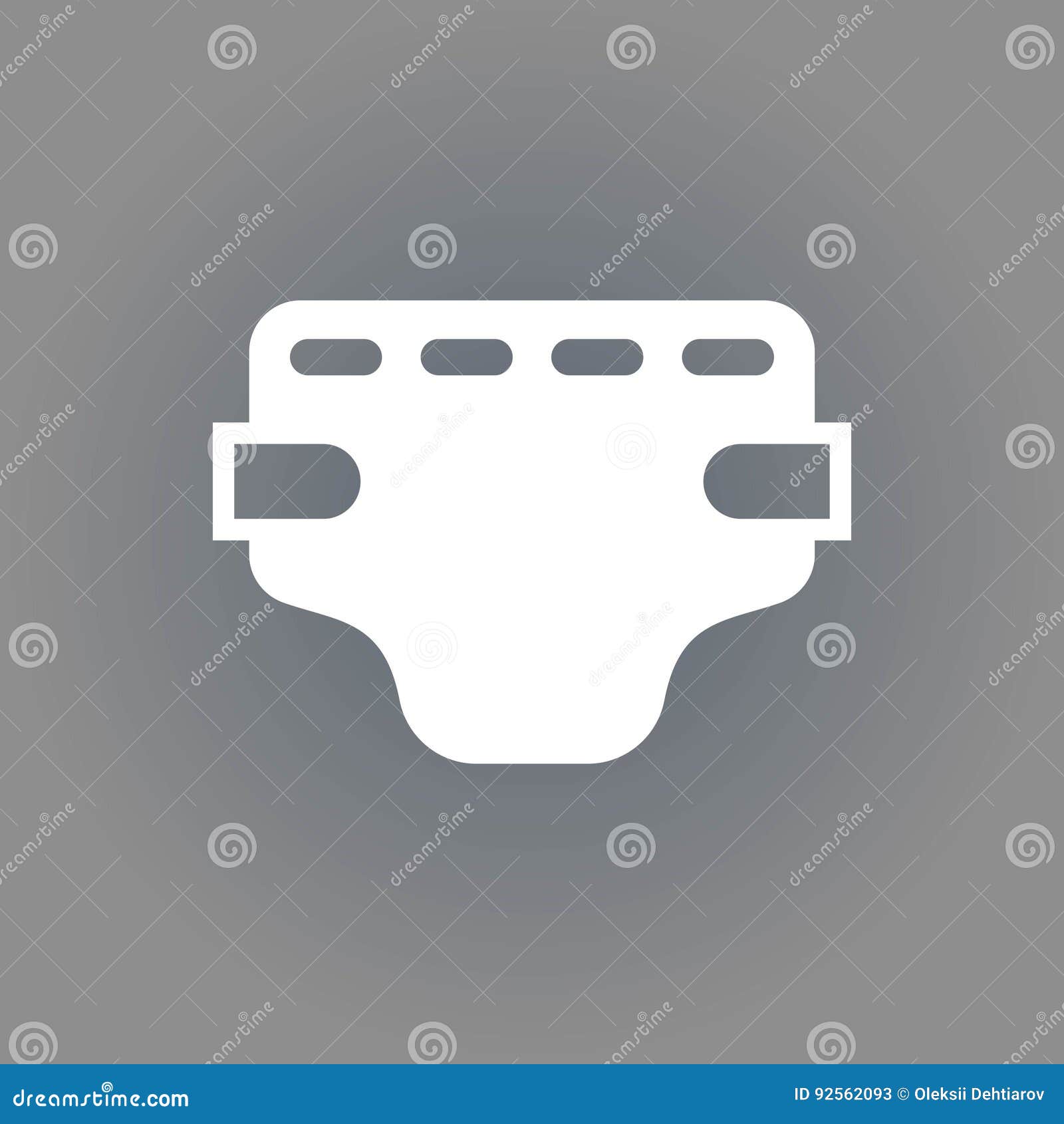 Diaper Icon Stock Vector Illustration Flat Design Stock Vector ...