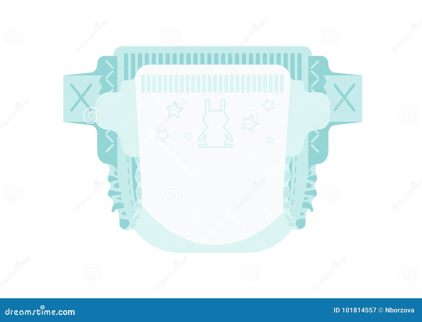 Diaper Cartoon Vector | CartoonDealer.com #101814557