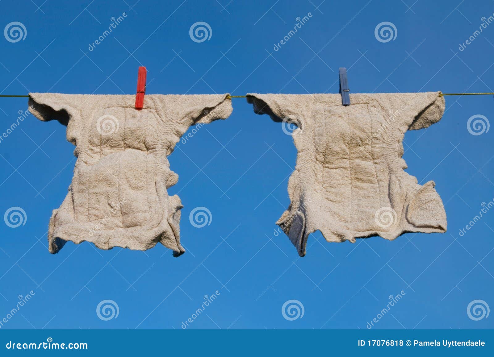 Diapers on a clothes line stock photo. Image of diaper - 17076818