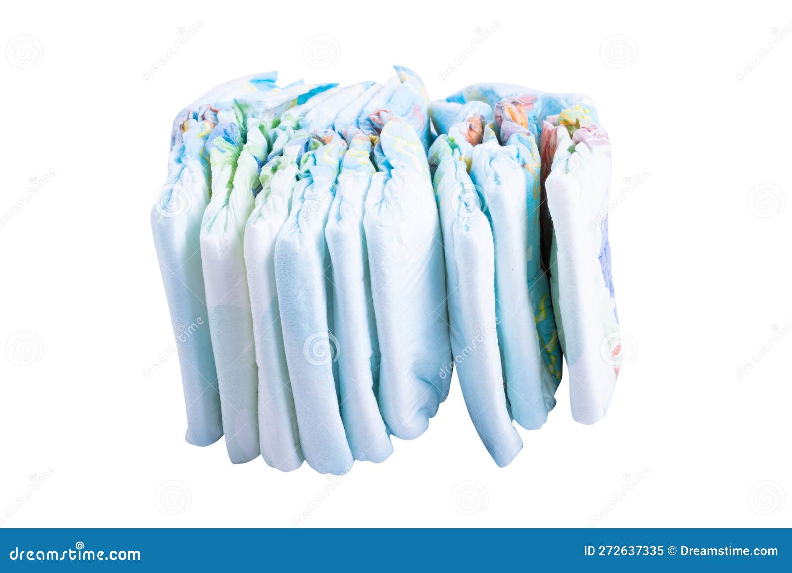 Diapers isolated stock image. Image of little, toddler - 272637335
