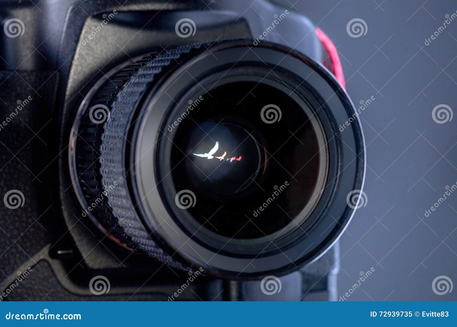 The Diaphragm of a Camera Lens Aperture. Color Toned Image Stock Image ...