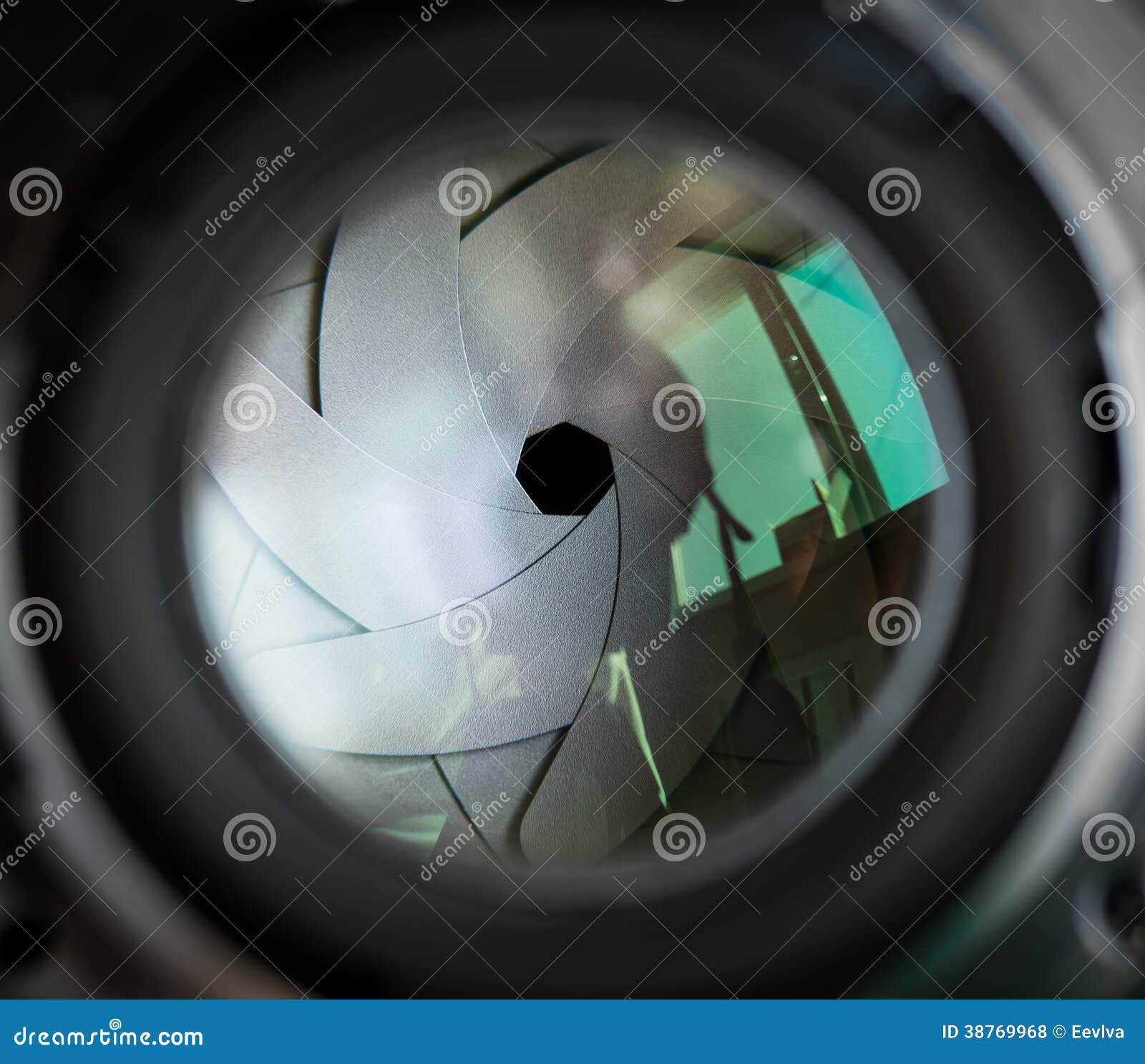 The Diaphragm of a Camera Lens. Stock Photo - Image of focal, optical ...