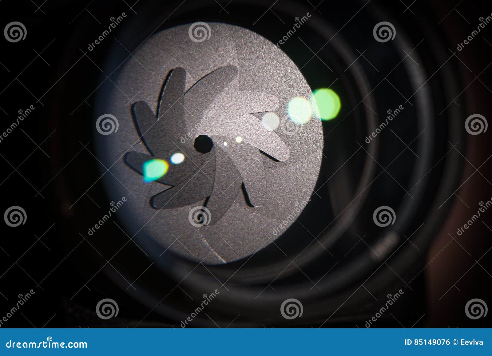 The Diaphragm of a Camera Lens Aperture. Stock Photo - Image of concept ...