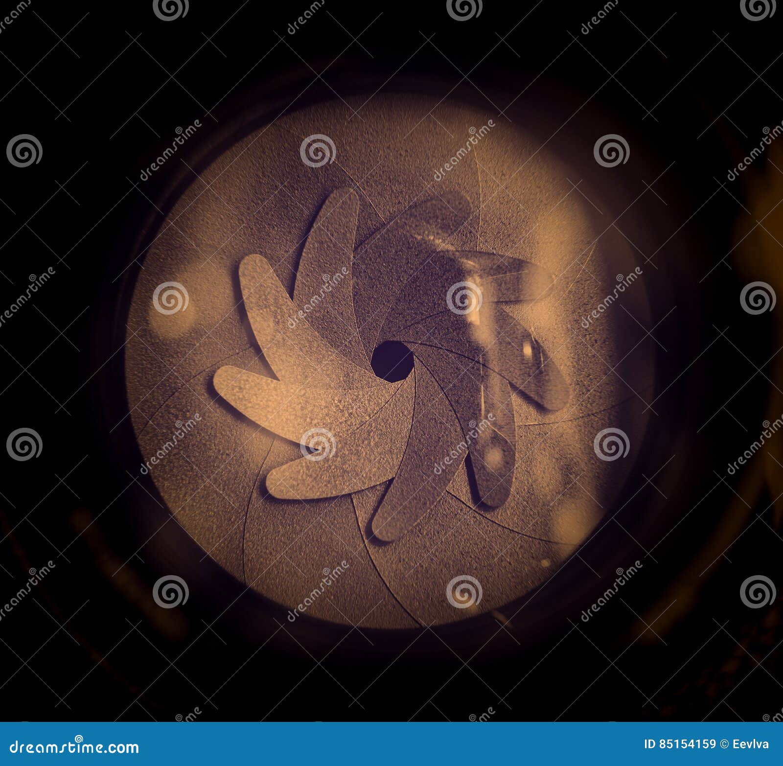 The Diaphragm of a Camera Lens Aperture. Stock Image - Image of ...