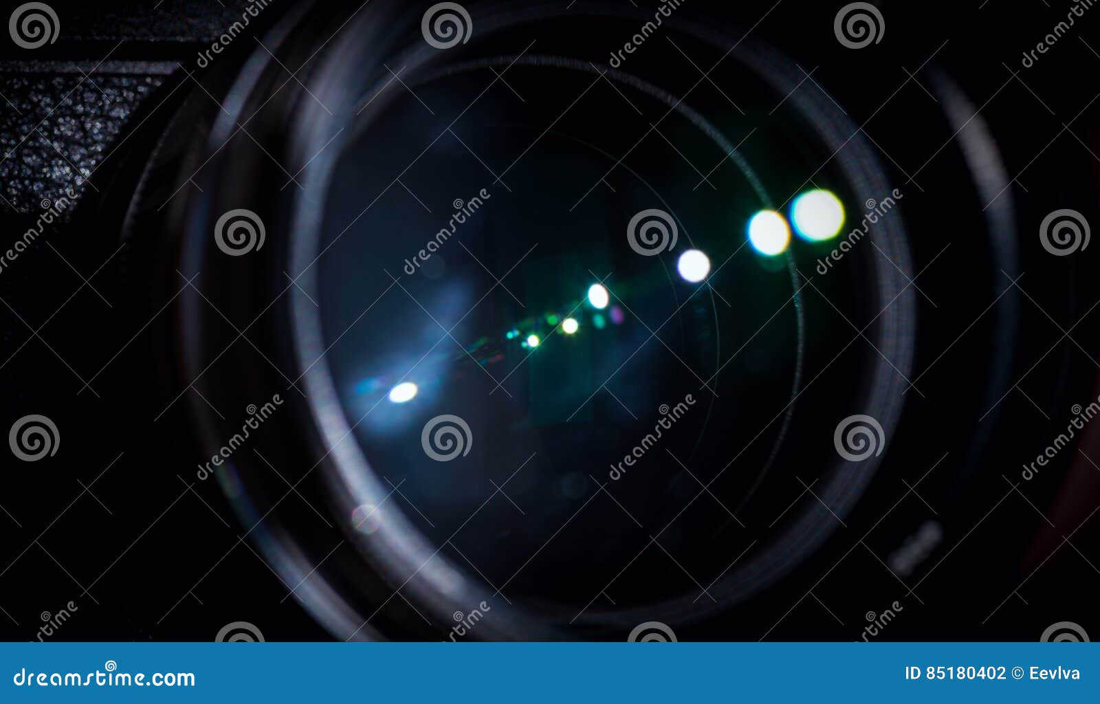 The Diaphragm of a Camera Lens Aperture. Stock Photo - Image of length ...