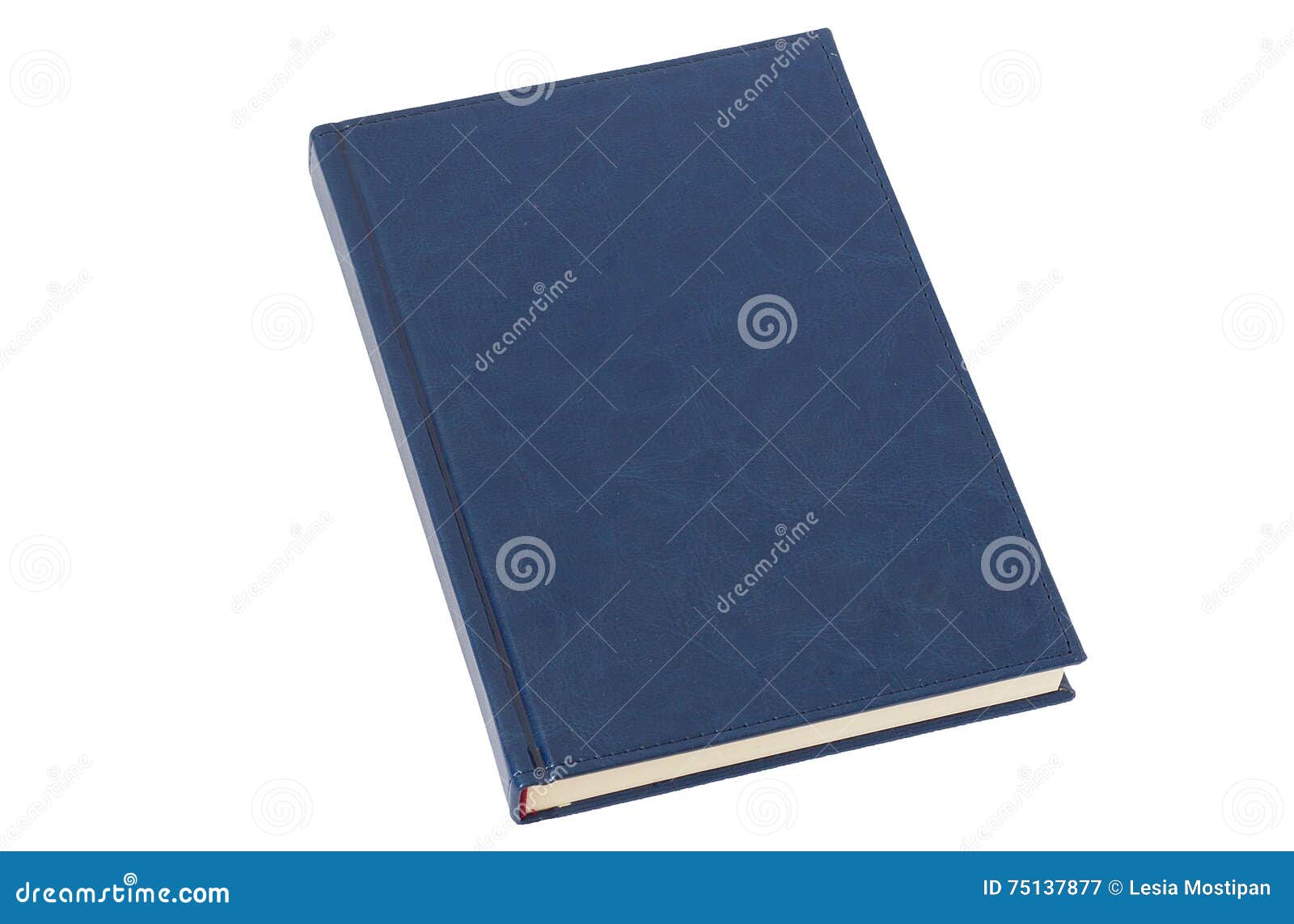 Diario cerrado imagen de archivo. Imagen de aislado, rojo - 75137877