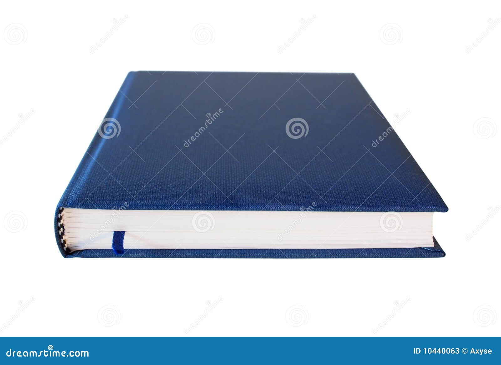 Diario Cerrado Azul Aislado Imagen de archivo - Imagen de oficina ...