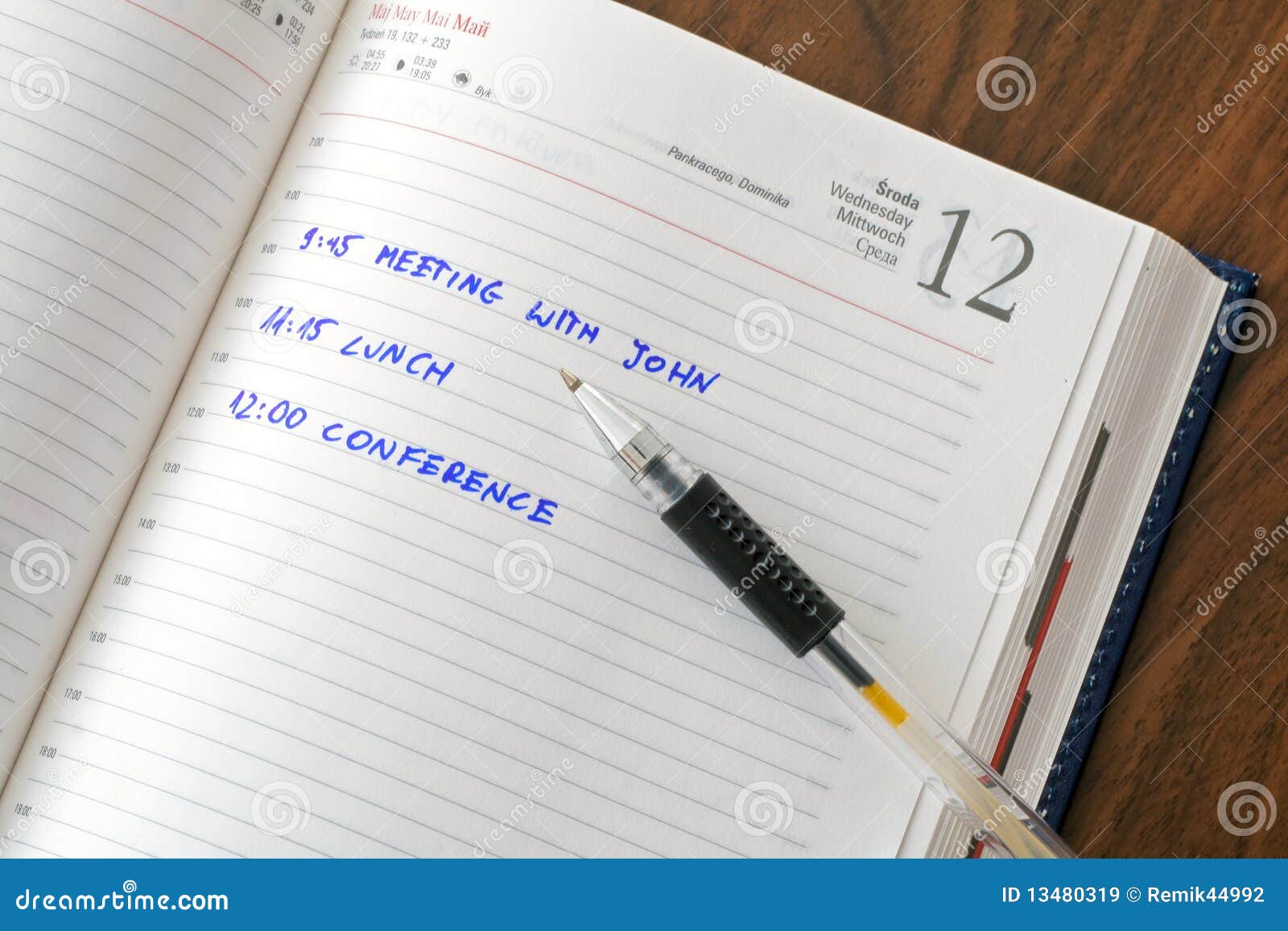 Diary stock image. Image of highlight, paper, data, guidebook - 13480319