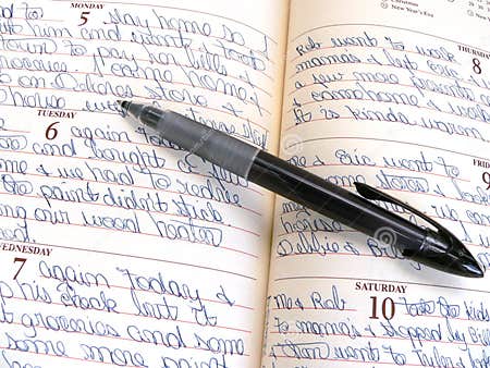 Diary stock image. Image of hand, journal, diary, private - 144989