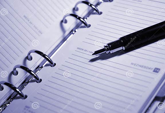 Diary stock image. Image of time, organiser, binder, planner - 265101