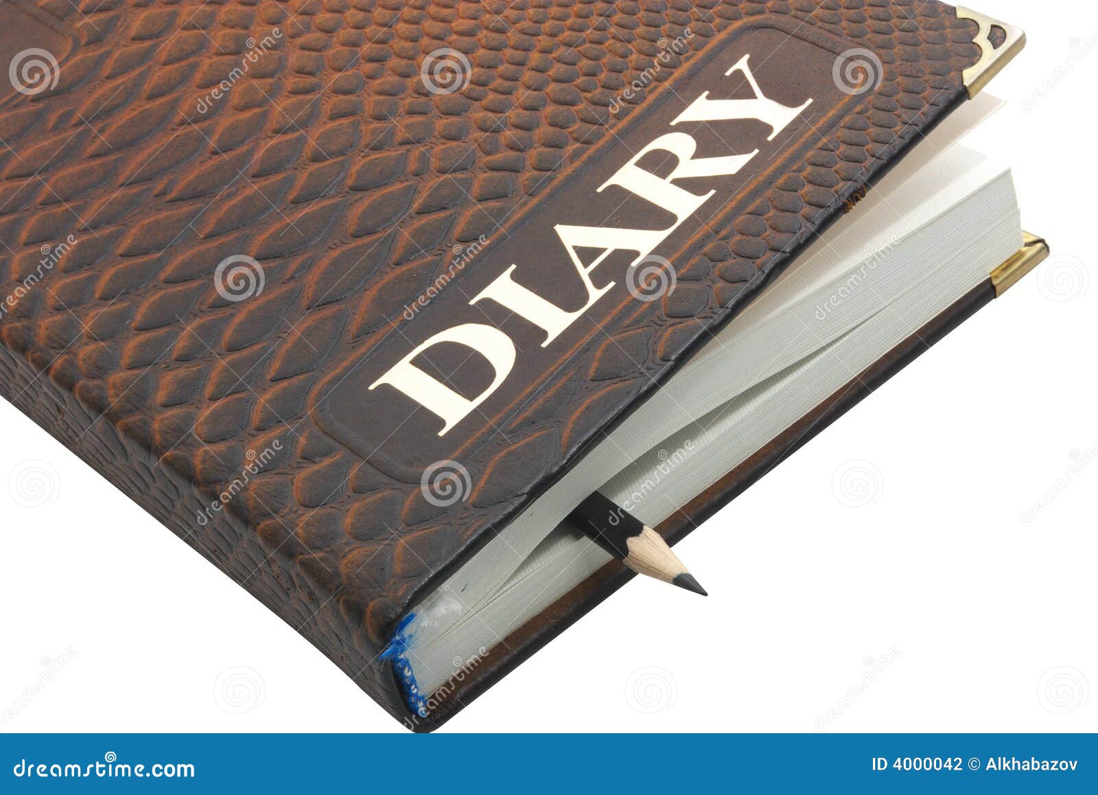 Diary stock photo. Image of pencil, diary, planning, handbook - 4000042