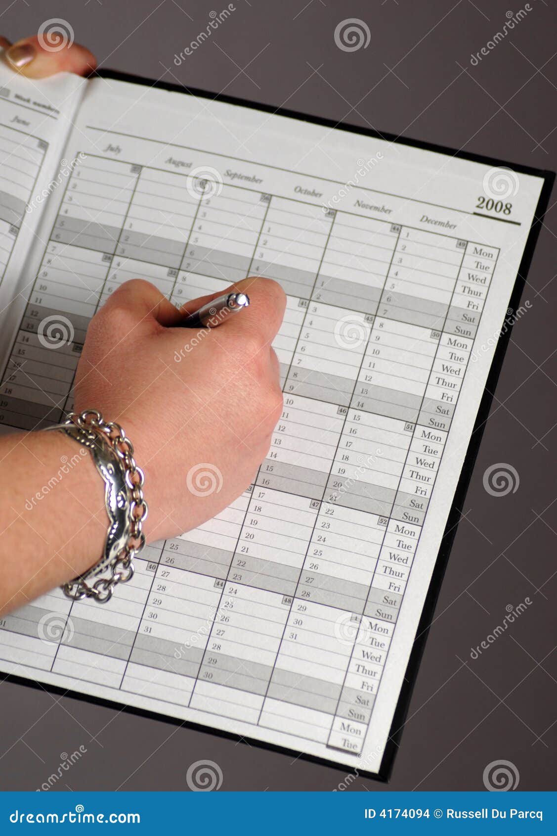 Diary stock photo. Image of diary, month, paper, text - 4174094