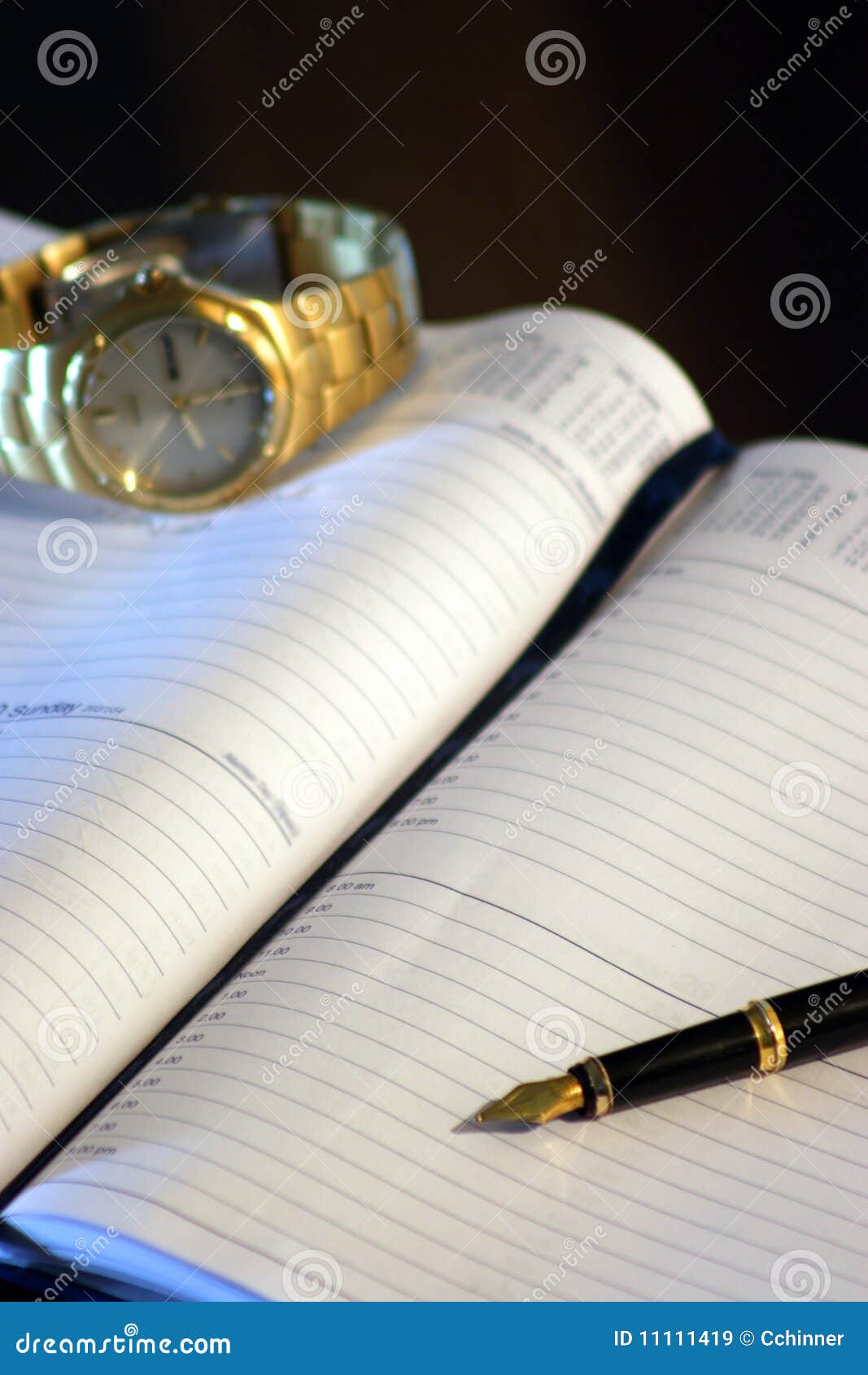 The Diary 8 stock image. Image of white, week, notes - 11111419