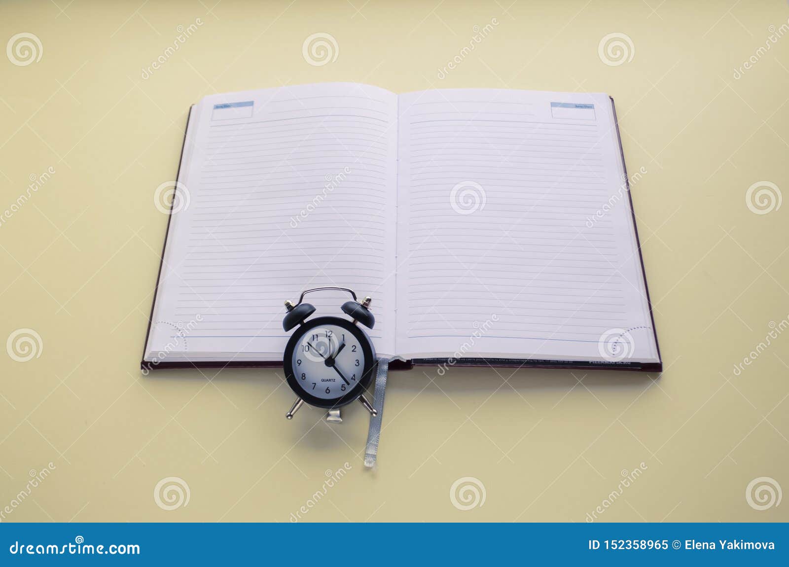 Diary and Clock, Do on Time, Write To the Calendar and Diary. Copy ...