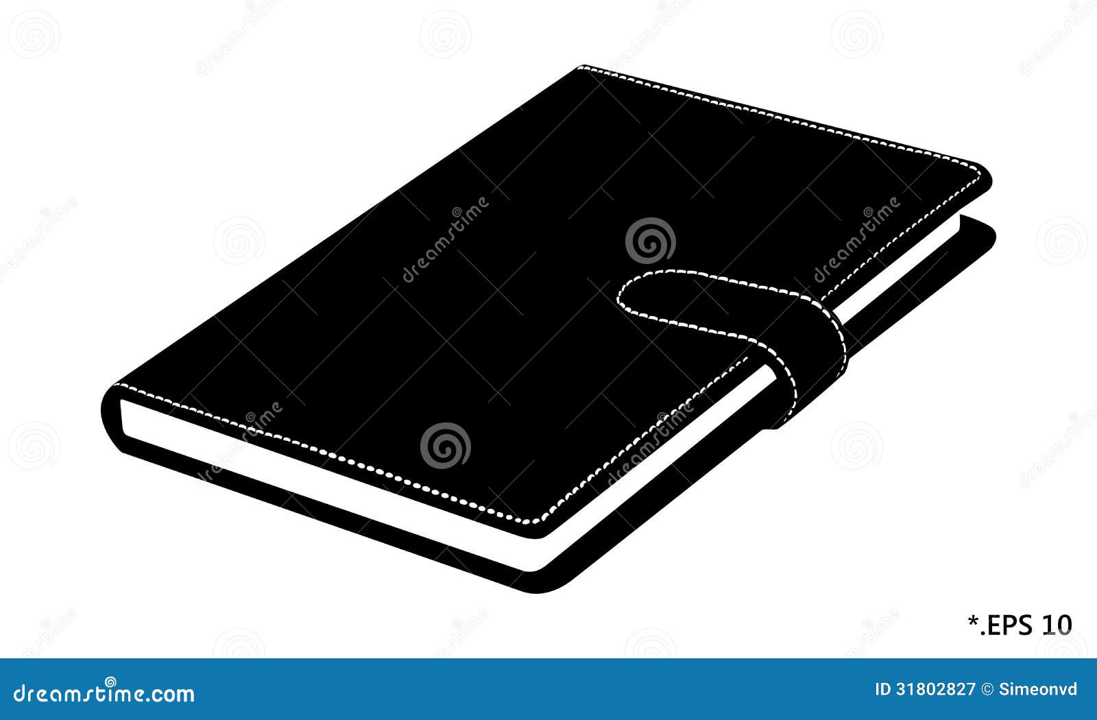 Diary book and notebook stock vector. Image of illustration - 31802827