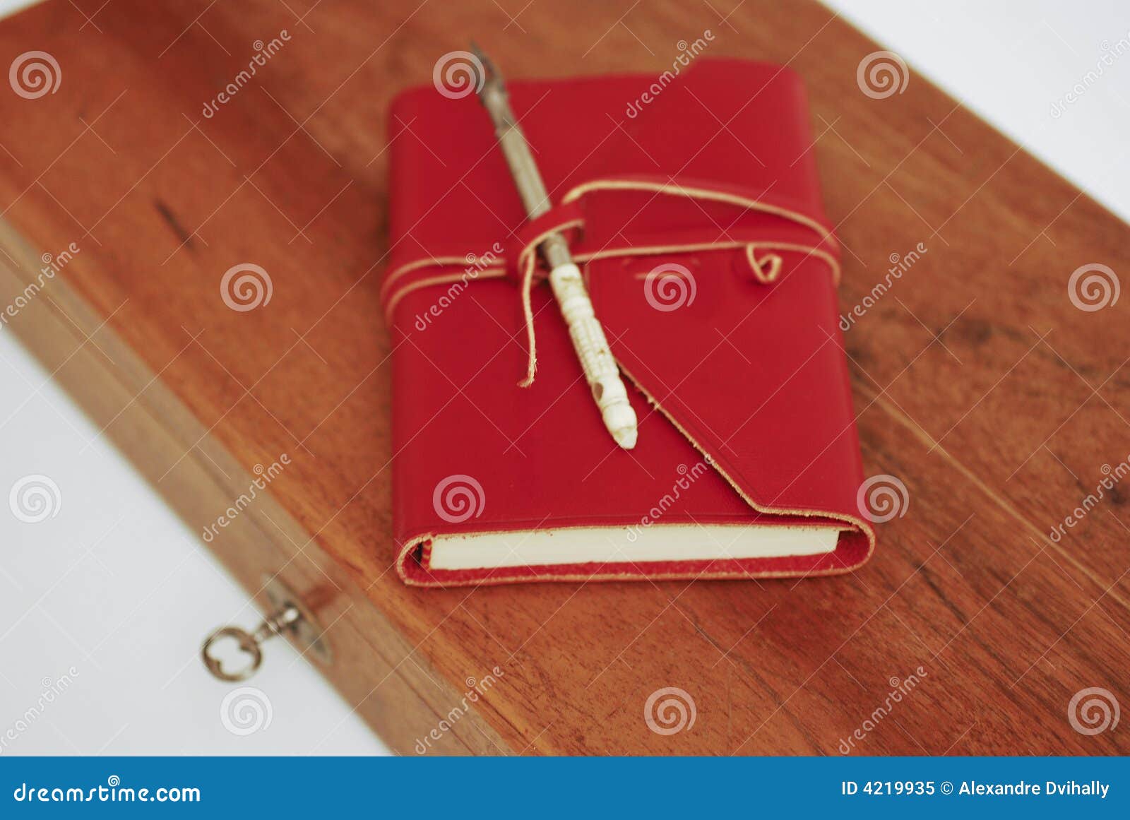 Diary book red stock image. Image of isolated, learn, paper - 4219935