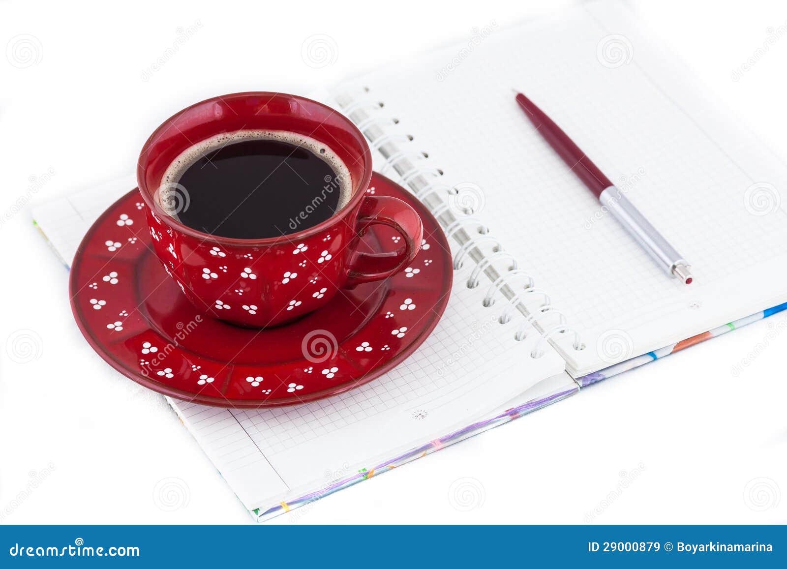 Diary and Coffee stock image. Image of objectsequipment - 29000879