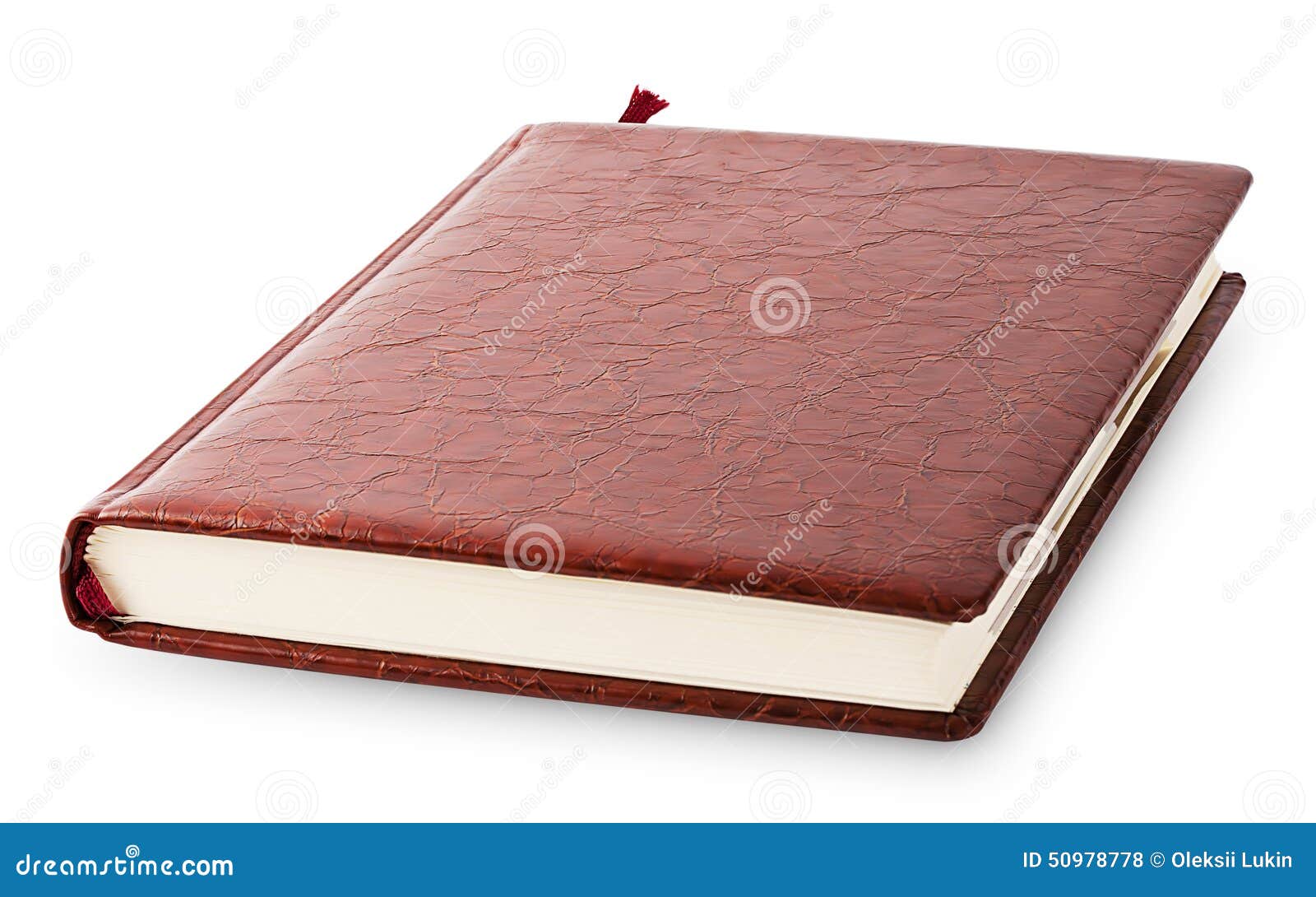 Diary Cover with Brown Leather Stock Photo - Image of cover ...