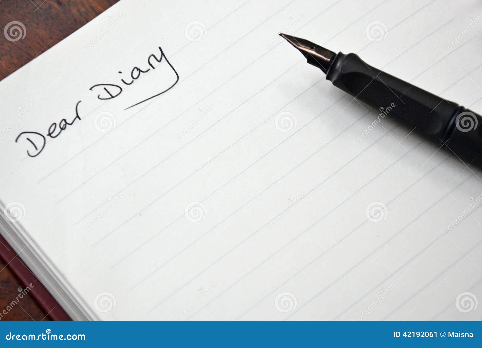 Diary entry stock image. Image of nostalgia, fountain - 42192061