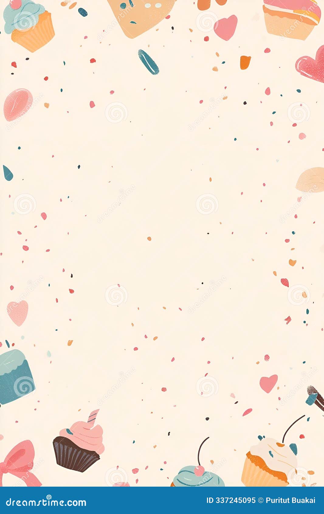 Diary Frame with Pastel Tones and Minimalist Patterns. Stock ...