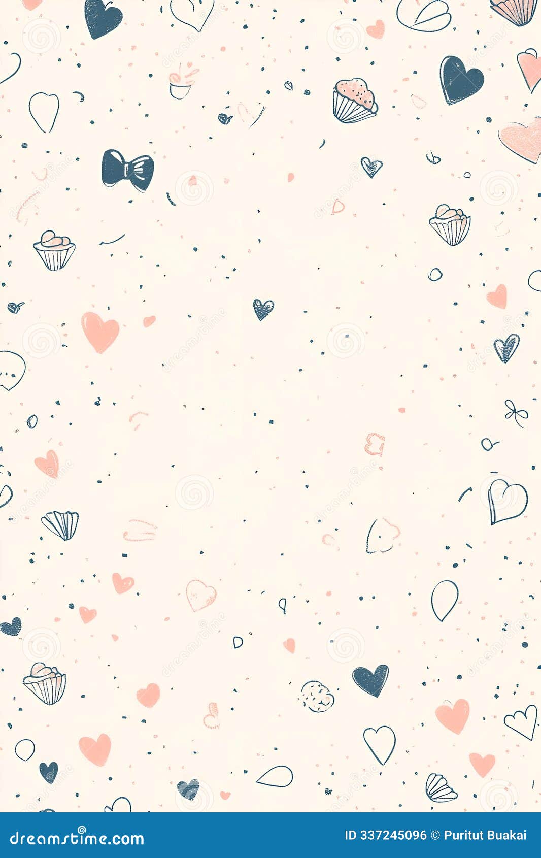 Diary Frame with Pastel Tones and Minimalist Patterns. Stock ...