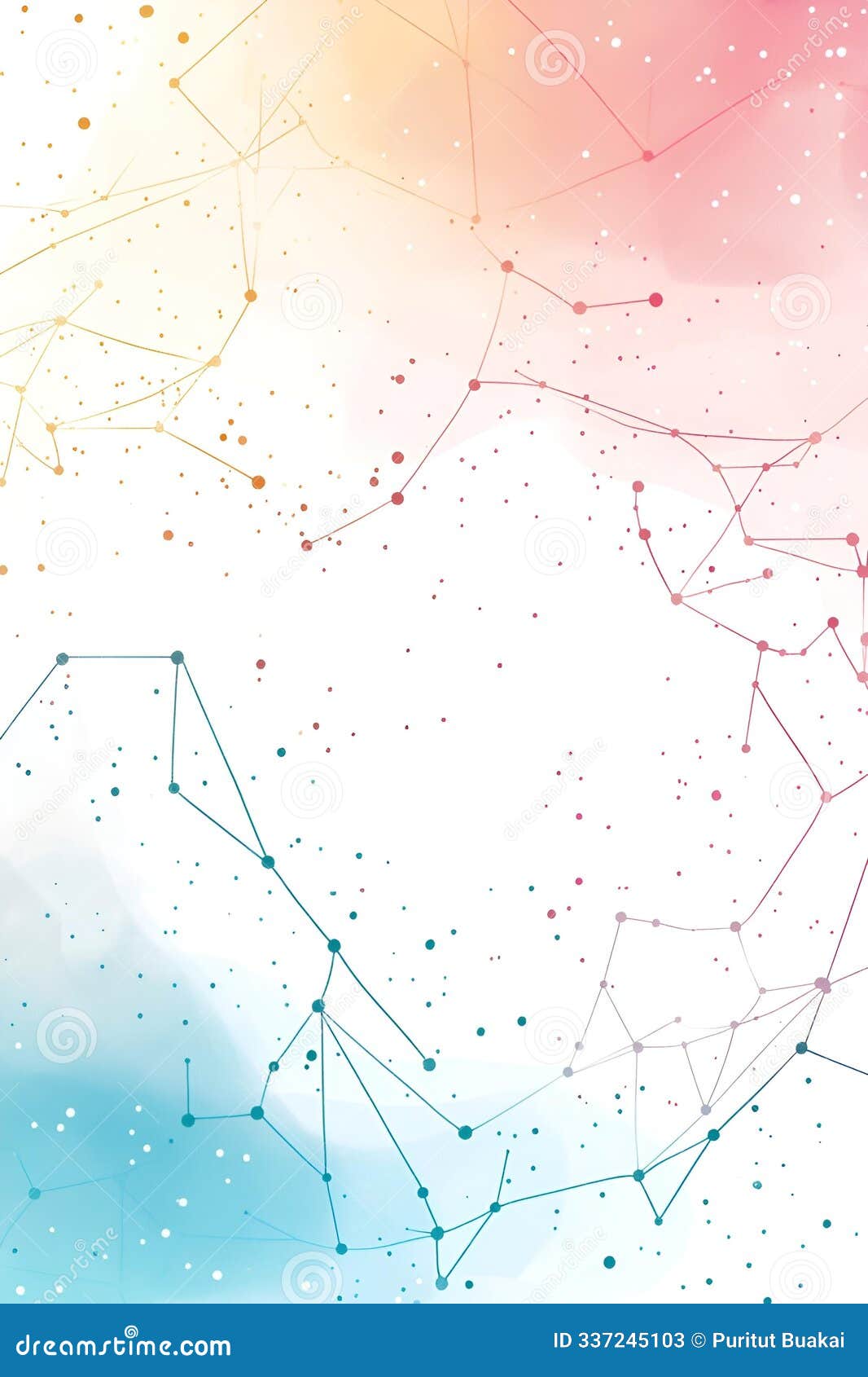 Diary Frame with Pastel Tones and Minimalist Patterns. Stock ...